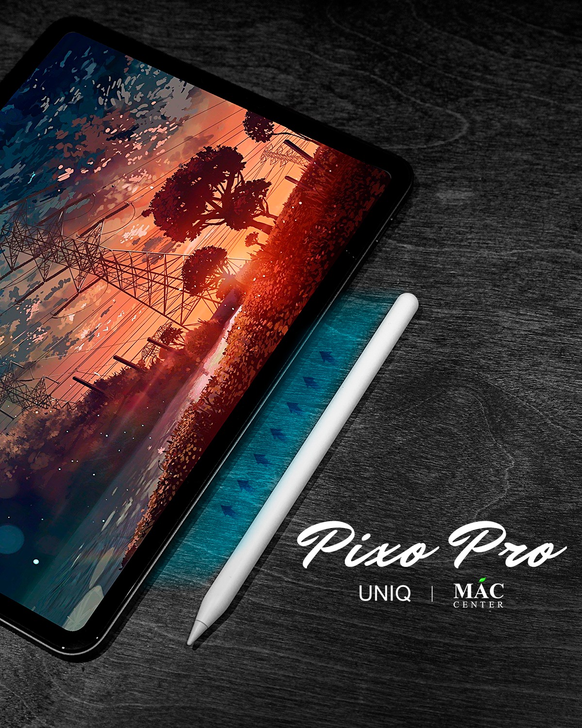 Bút cảm ứng Uniq Pixo Pro (Black) - Mac Center